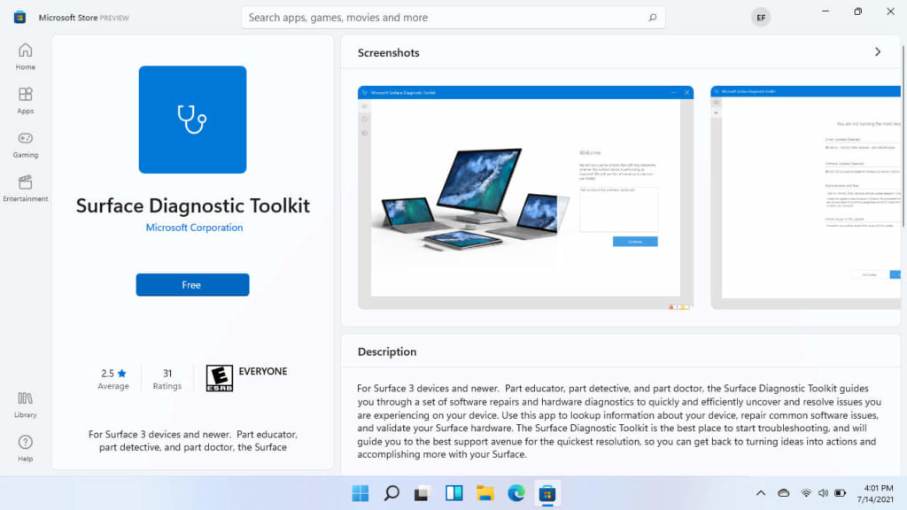 Cách kiểm tra thông số kỹ thuật chính của Surface bằng Bộ Công Cụ Chẩn ...